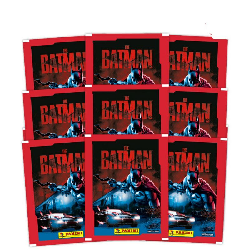 Kit com 10 pacotinhos The Batman panini | Shopee Brasil