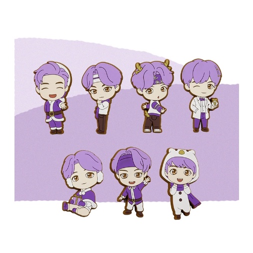 BTS-TinyTAN HOLIDAY Imã De Silicone | Shopee Brasil