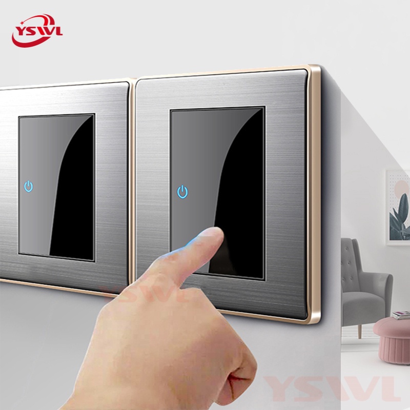 YSVWL Interruptor De Luz Tomada universal De Parede Moderna 10-16A ...