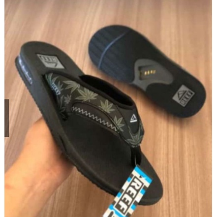 Chinelo Reef Masculino Erva Camuflado Preto Blue Floral | Shopee Brasil