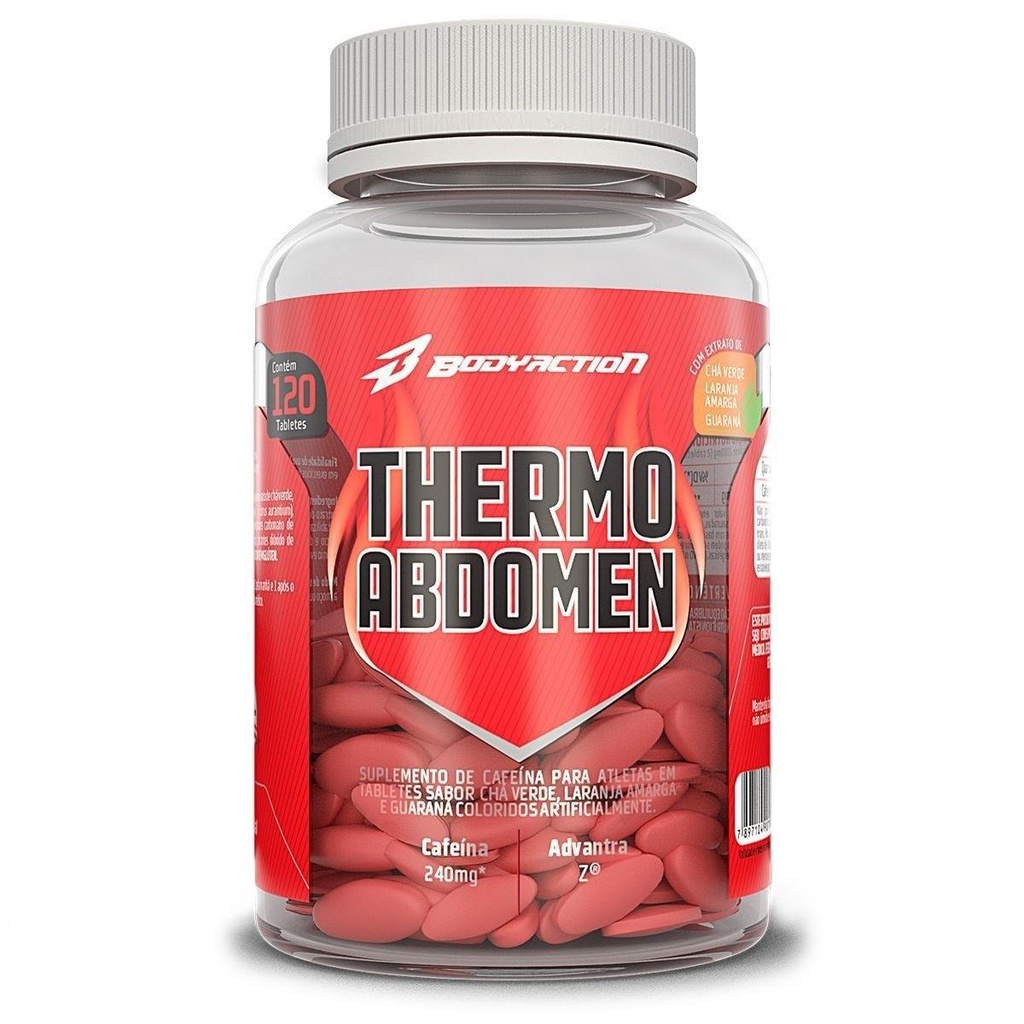 Thermo Abdomem Body Action 120 Tabletes 240mg | Shopee Brasil