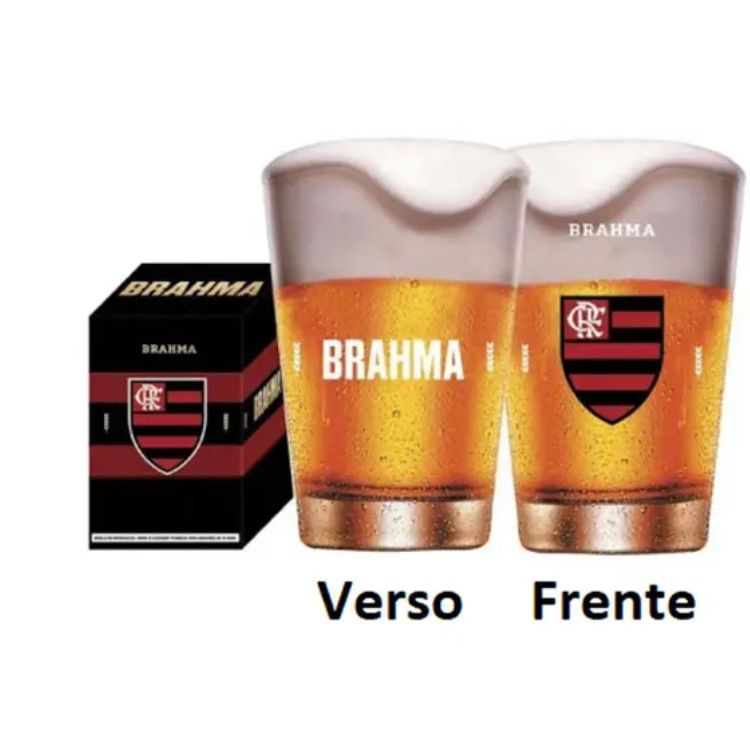 COPO BRAHMA FLAMENGO 350ml | Shopee Brasil