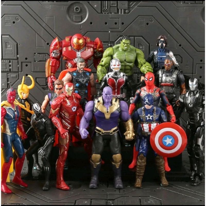 Bonecos Marvel 30 cm articulados colecionáveis Hulk Batman Homem Aranha ...