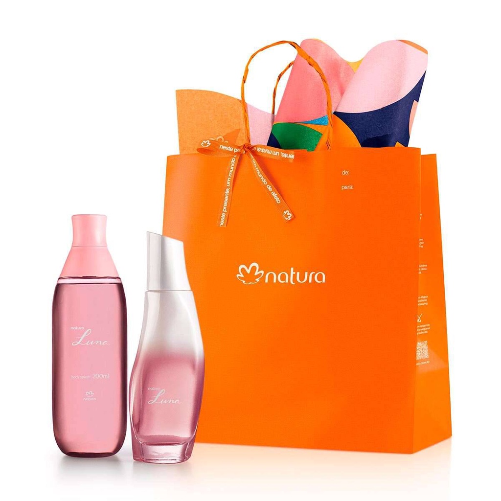 Presente Natura Luna Body splash + Perfume | Shopee Brasil