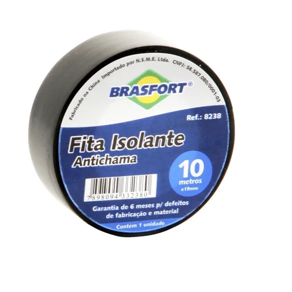 Fita Isolante 10mt - Preta | Shopee Brasil