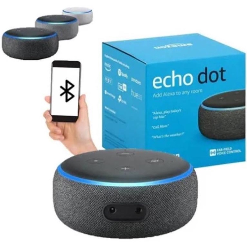 Amazon alexa Echo Dot 3a Geração Com Comando de Voz Smart Speaker ...