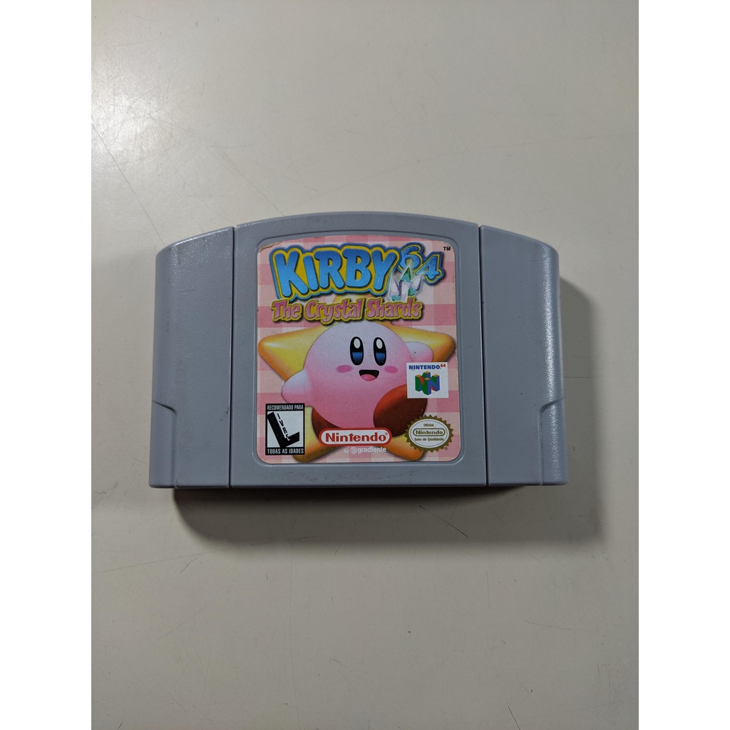 jogo kirby 64 the crystal shards n64 original | Shopee Brasil