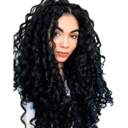 Cabelo orgânico cacheado sofia - 270g | Shopee Brasil
