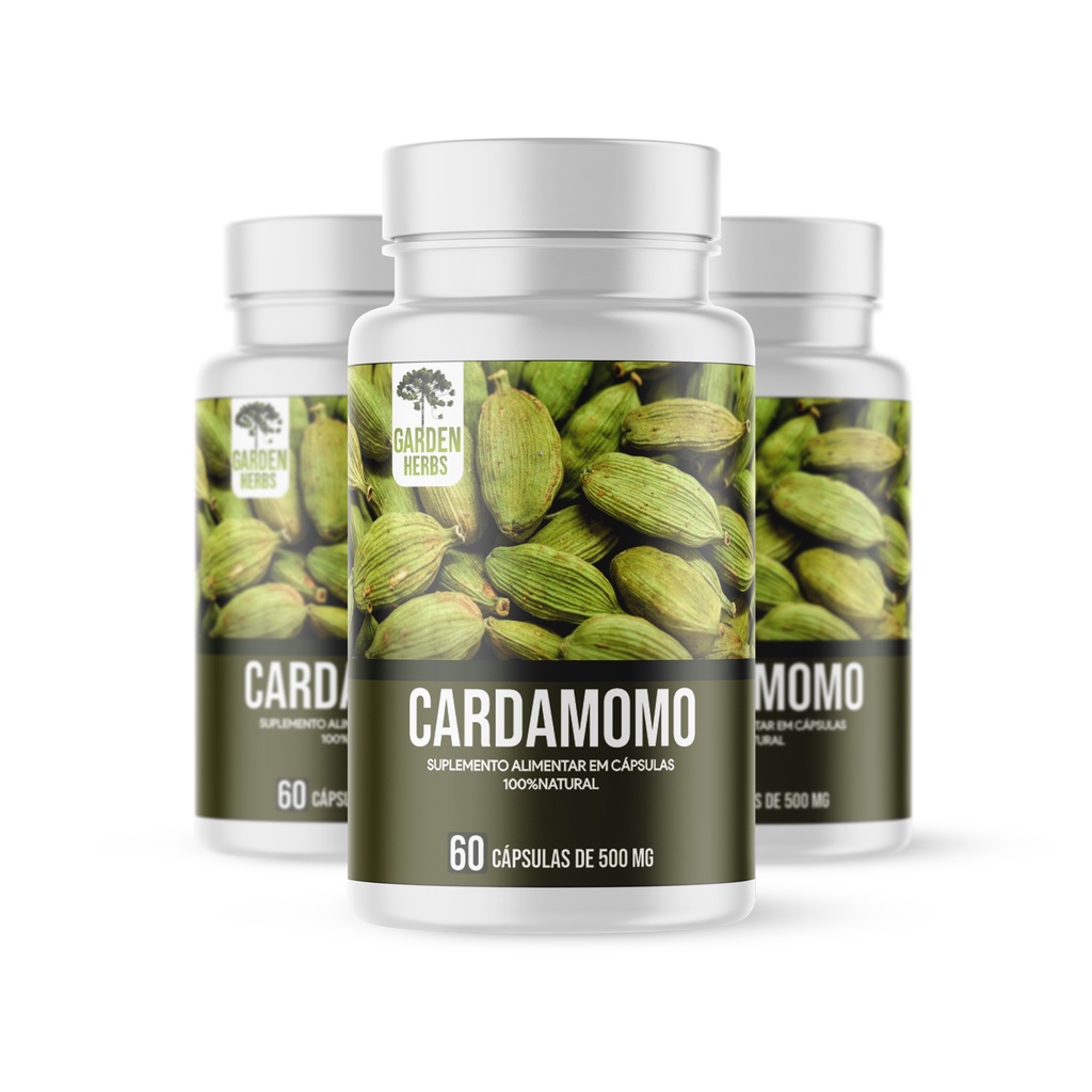 Kit 3x Cardamomo - 100% Natural - 60 Cáps 500 Mg | Shopee Brasil
