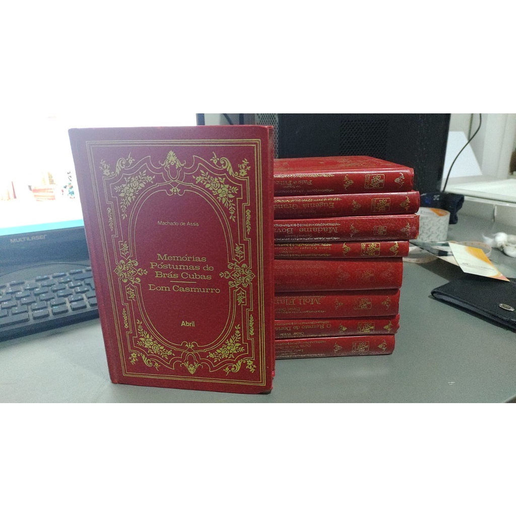 Livros os imortais literatura universal madame bovary, Eugenia Grandet, Pais e filhos, memorias ...