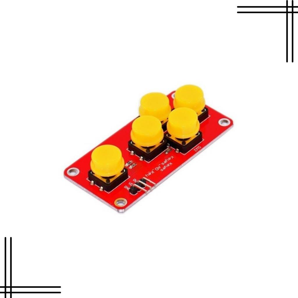 Mini Teclado Keypad Adkeypad Com 5 Botoes Para Arduino Pic Shopee Brasil