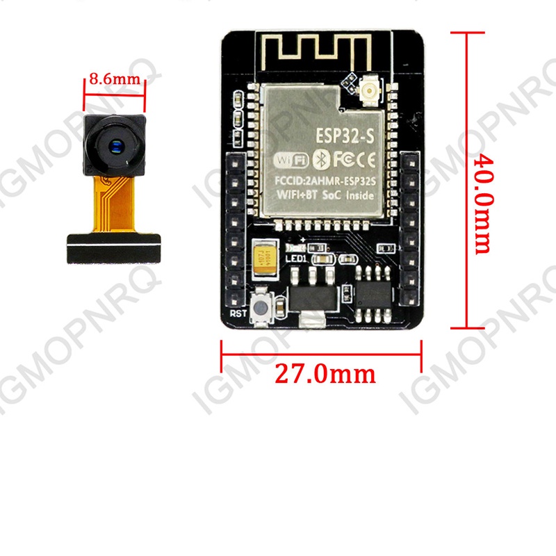 ESP32-CAM-MB ESP-32S Módulo WiFi Série Para Placa De Desenvolvimento 5V ...