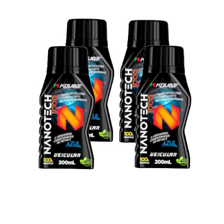 Kit 4 Nanotech 1000 Condicionador Metais Motor Rolamento Koube | Shopee ...