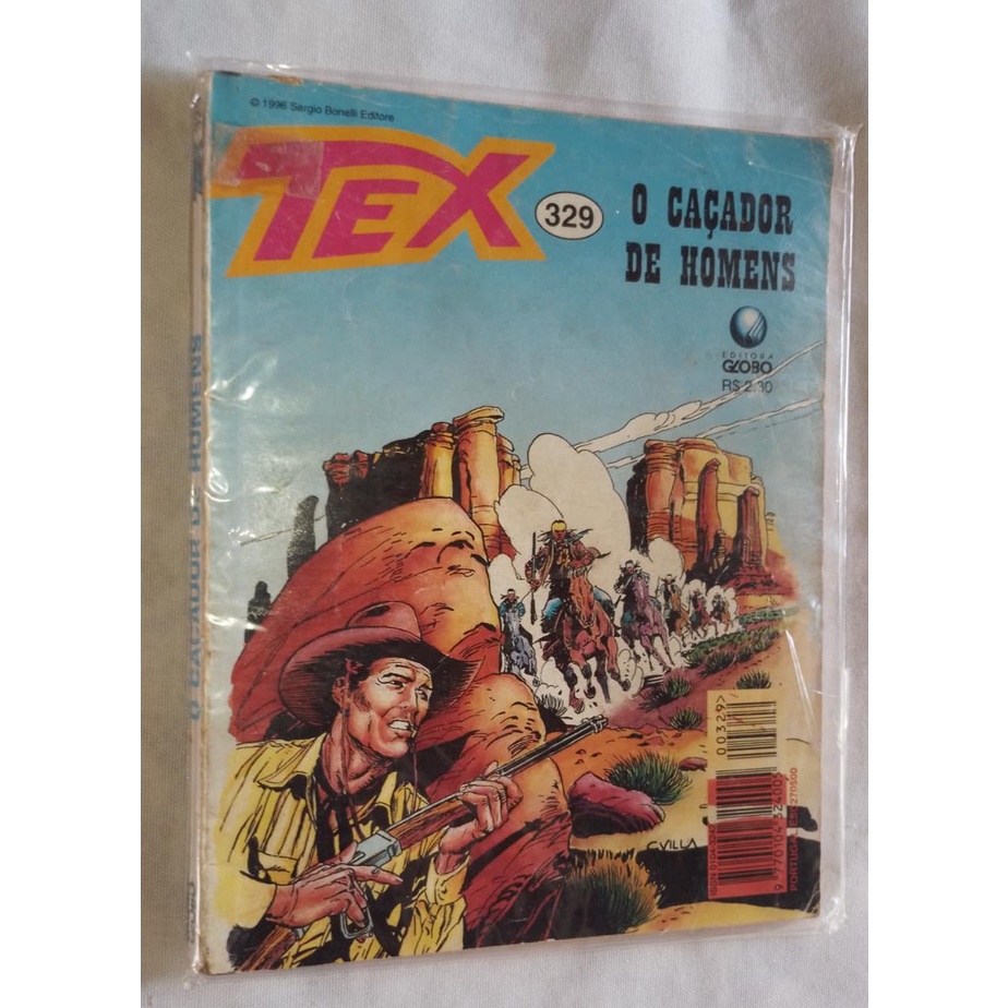 Gibi Tex - Nº 329 - Editora Globo ( 4384 ) | Shopee Brasil