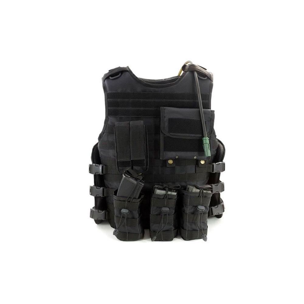 Colete Airsoft Tático Modular Cor Preto M - Leão | Shopee Brasil