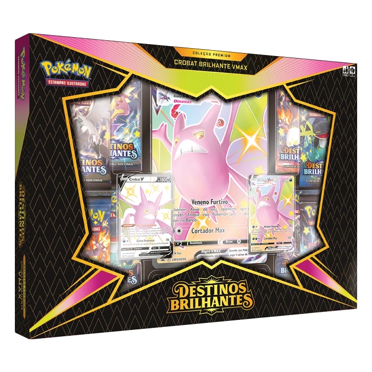 BOX SHINY CROBAT VMAX - DESTINOS BRILHANTES | Shopee Brasil