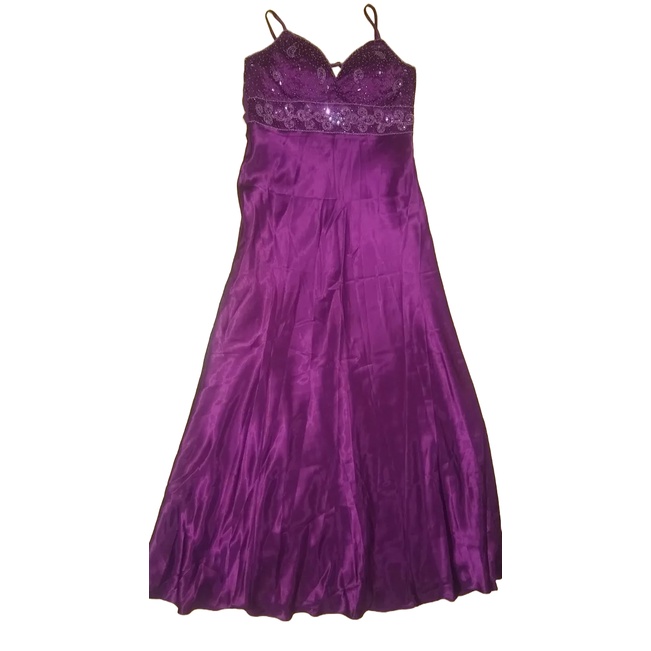 Vestido Longo Violeta / Casamento / Formatura / Festa | Shopee Brasil