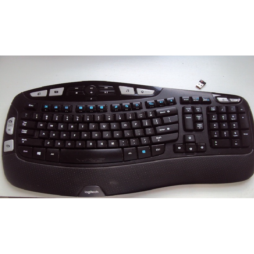Teclado Logitech K350 Ergometrico sem Fio | Shopee Brasil