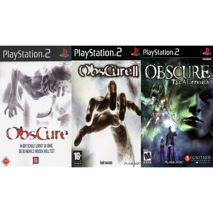 Kit Obscure Collection com 3 Jogos (PS2) | Shopee Brasil