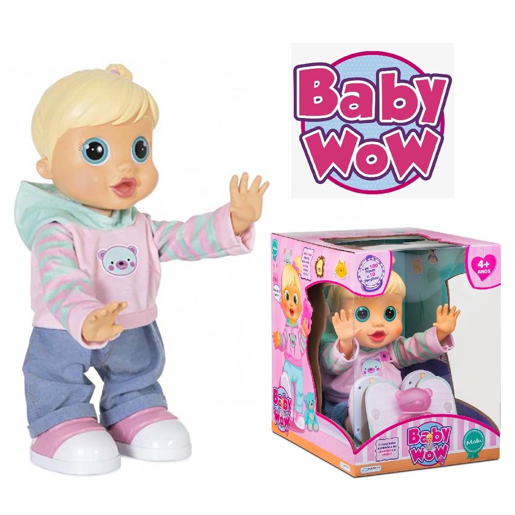 Boneca Interativa Baby Wow Malú Anda E Fala | Shopee Brasil