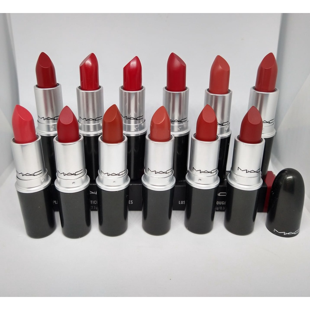 Batom M A C Lipstick premium edition | Shopee Brasil