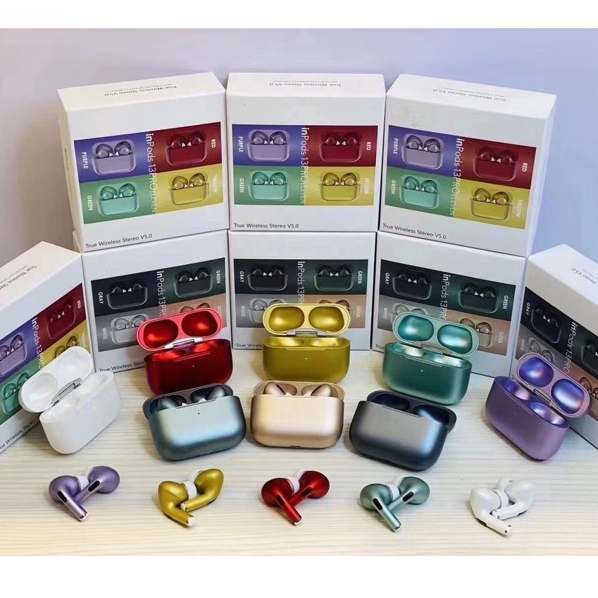 Fone Ouvido i13 Inpods 13 Pro Bluetooth 5.0 Estéreo Toque Fones Ouvido ...