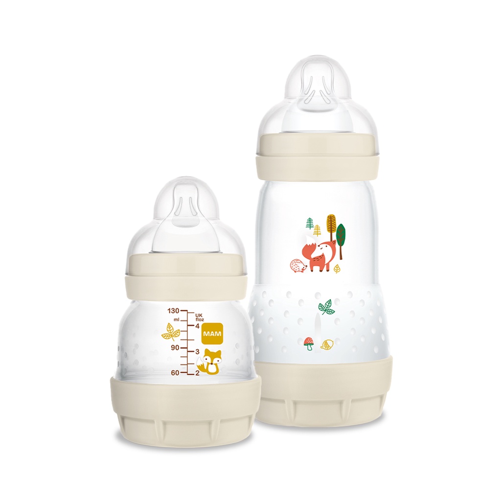 Kit 2 Mamadeiras Mam Easy Start Anticólica 130ml e 260ml Cores Diversas | Shopee Brasil