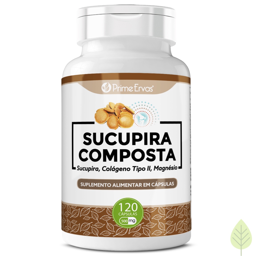 Sucupira com Colágeno Tipo 2 e Cloreto de Magnésio P.A. 120 Cápsulas Prime Ervas | Shopee Brasil