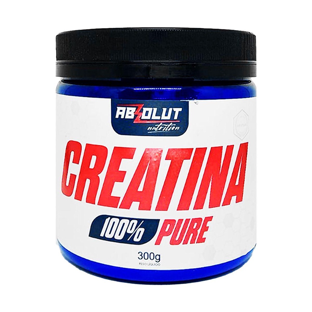 Creatina 100 Pure Monohidratada 300g Absolut Nutrition Shopee Brasil