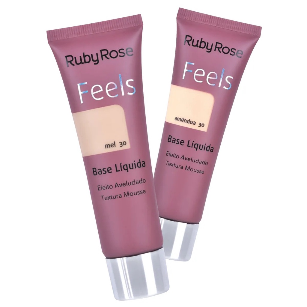 Base liquida Feels Ruby Rose | Shopee Brasil
