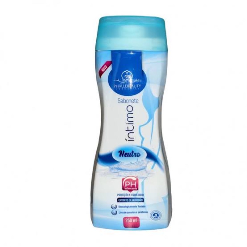 Sabonete Intimo Neutro (Azul) 250ml - Phallébeauty | Shopee Brasil