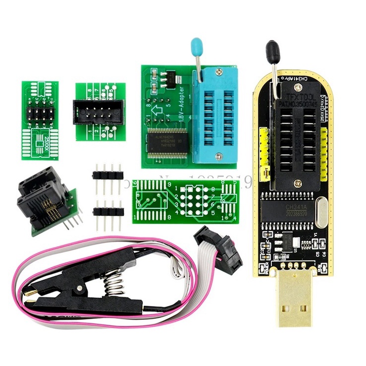 Gravador Programador Bios eeprom flash ch341B ch341A USB | Shopee Brasil