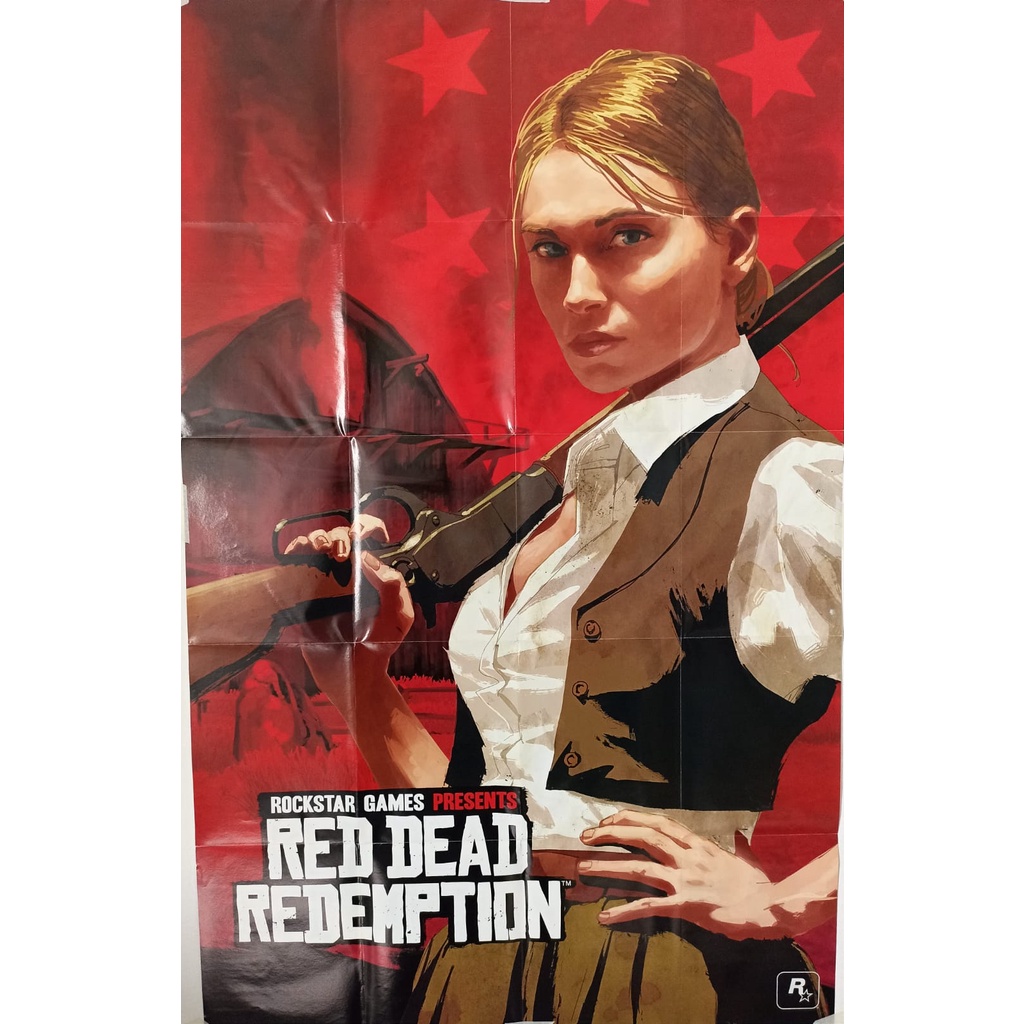 Poster e Mapa Red Dead Redemption PS3 | Shopee Brasil