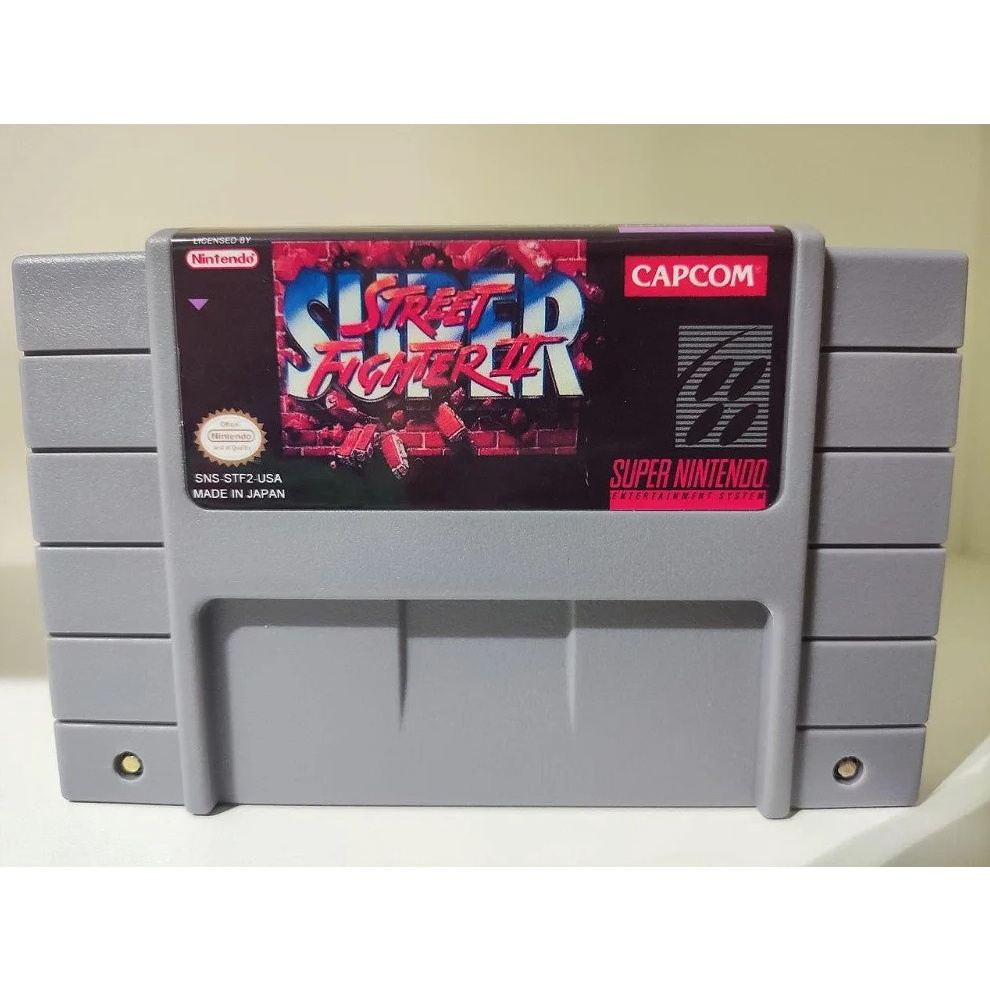 Fita / Cartucho Super Street Fighter 2 para Super Nintendo Snes | Shopee Brasil