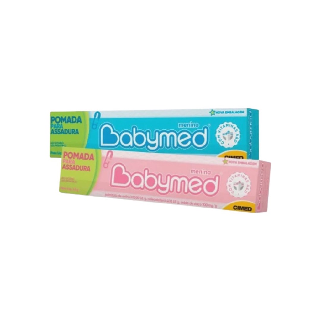 Pomada Babymed para Assaduras 45g - escolha (menino / menina) | Shopee ...