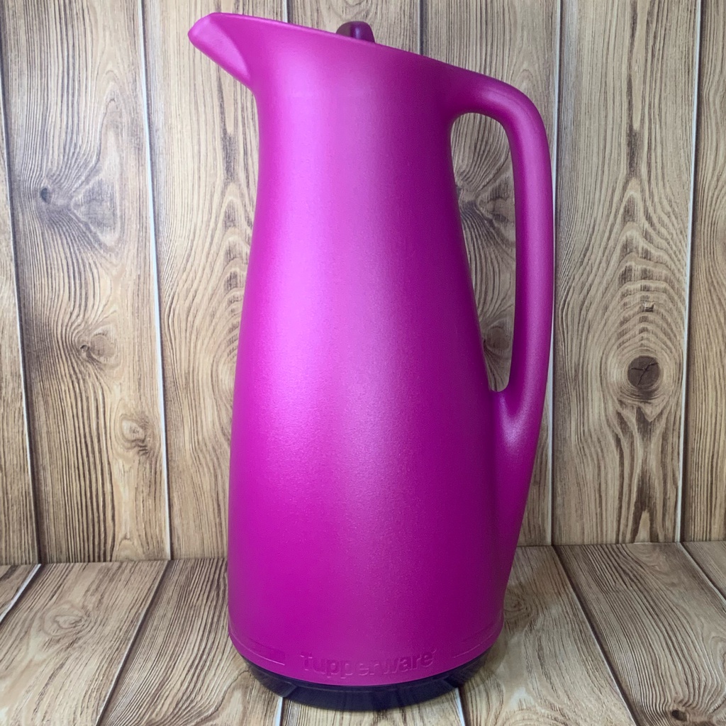 Garrafa Térmica Tupperware 1 Litro Rosa Original Nova Tapoer Tapower ...