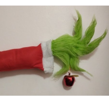 KIT NATAL GRINCH, KIT COM 3 ITENS , CABEÇA GRINCH, BRAÇO MÃO GRINCH ...