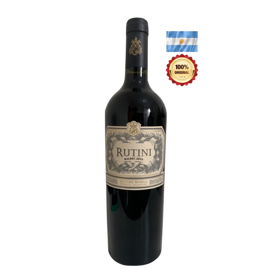 Vinho rutini malbec 750ml | Shopee Brasil