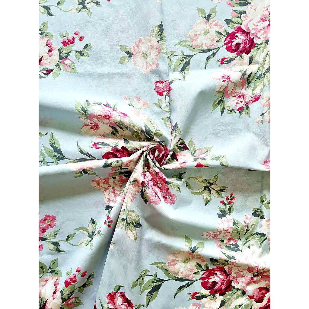 Tecido Percal Estampado 180 Fios 1m X 2,50m-várias Estampas | Shopee Brasil