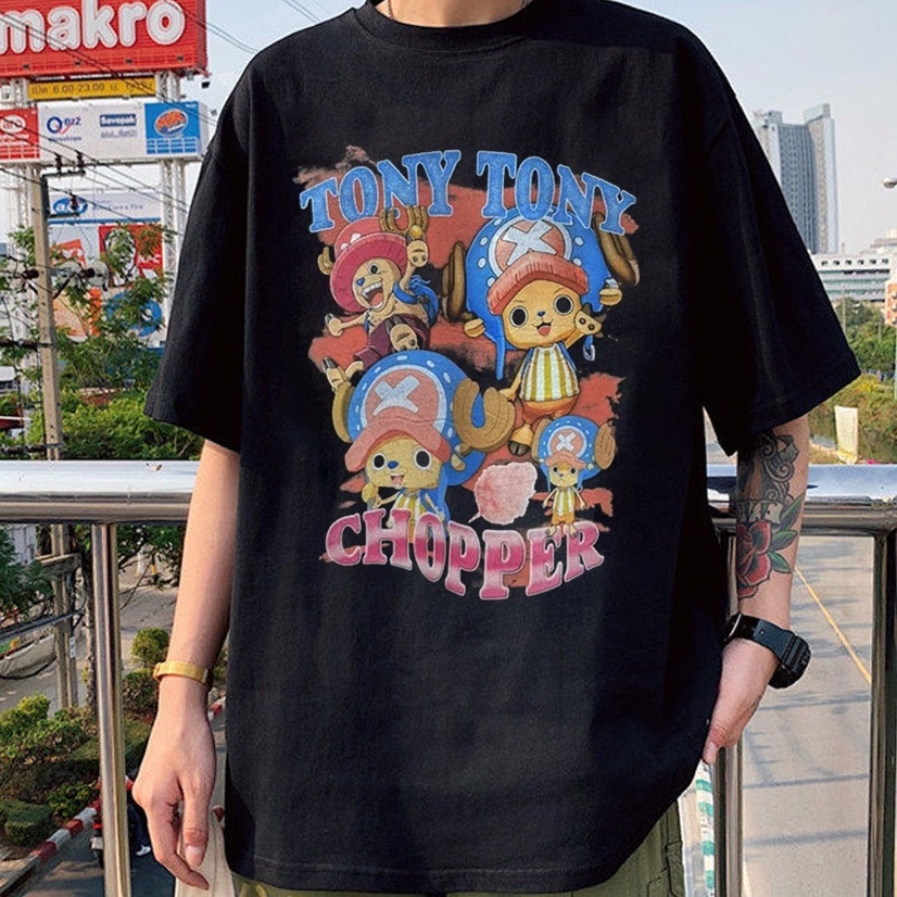 Camiseta Algodão Básica Tony Tony Chopper Rena Doutor Medico One Piece ...