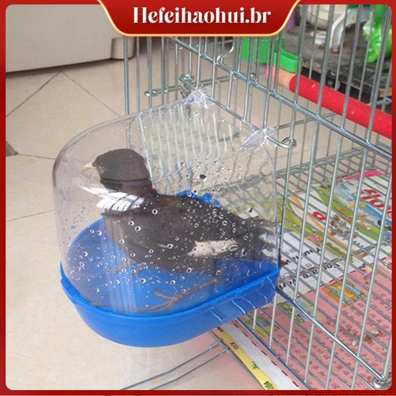 Gaiola De Banho Para Pássaros Revestida Papagaio Exterior | Shopee Brasil