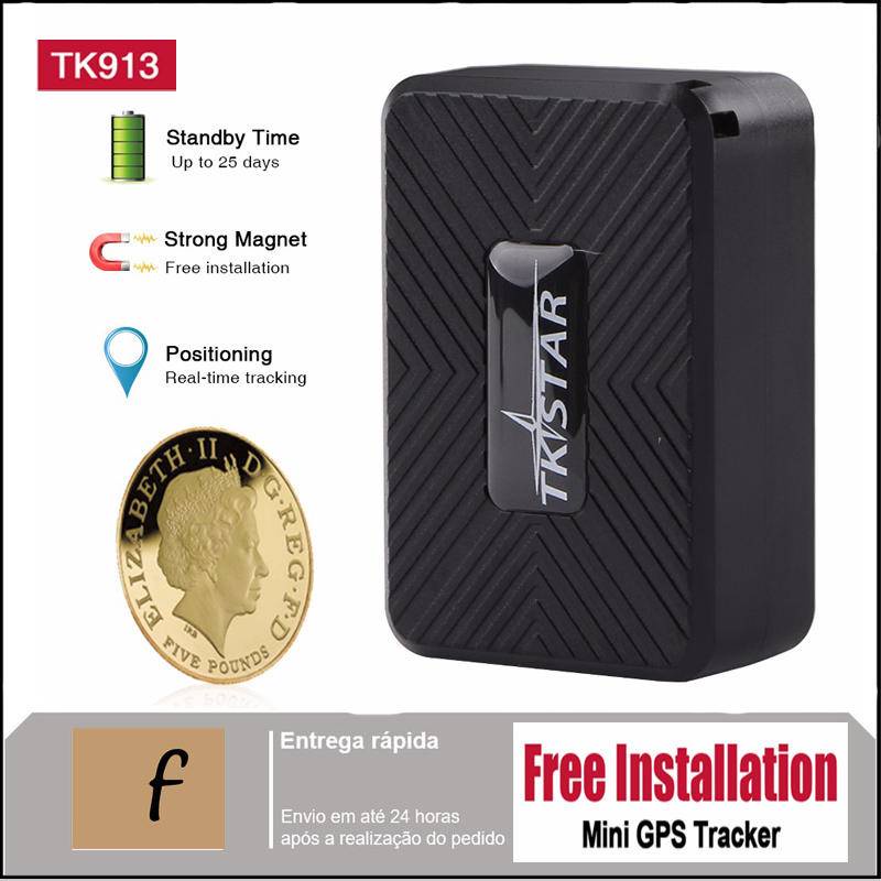 TKSTAR-Mini 2G GSM GPS Tracker/Localizador Magnético Monitor De Voz 25 Dias Tempo De Espera ...