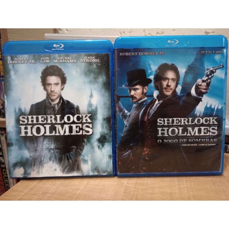 Blu-ray Sherlock Holmes e Sherlock Holmes O Jogo das Sombras. | Shopee ...