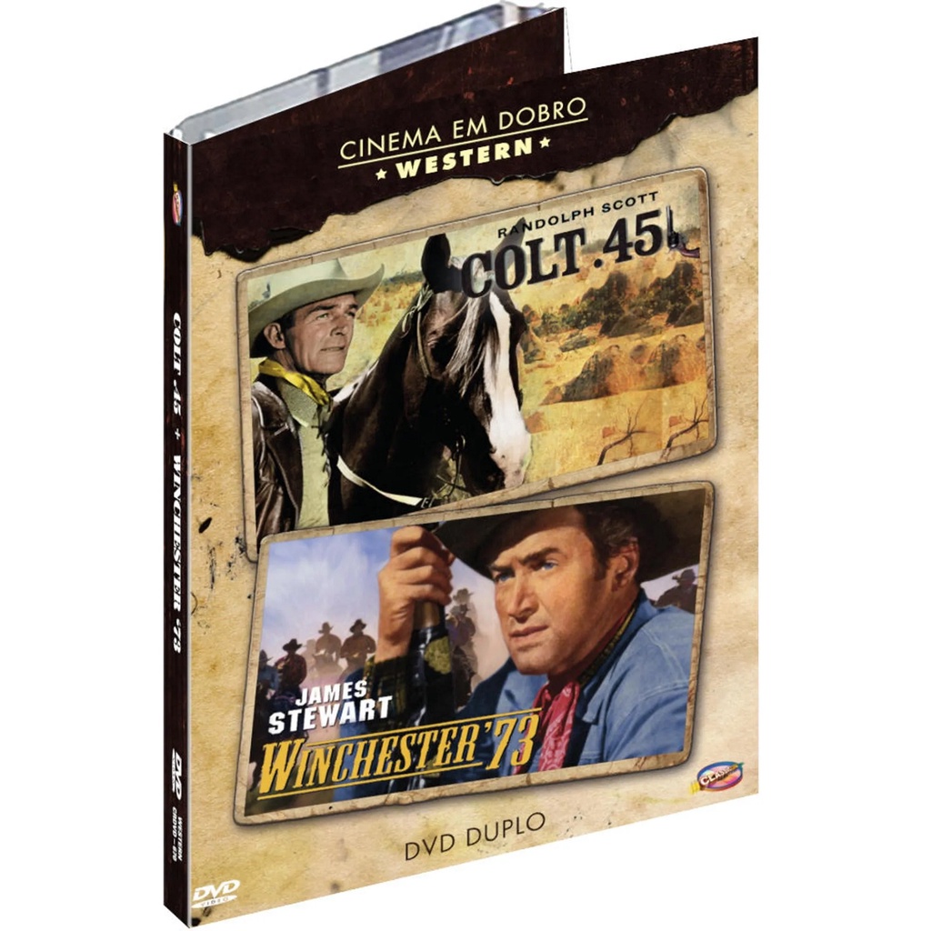 Dvd Duplo: Cinema Em Dobro: Western (Colt .45 + Winchester '73 ...