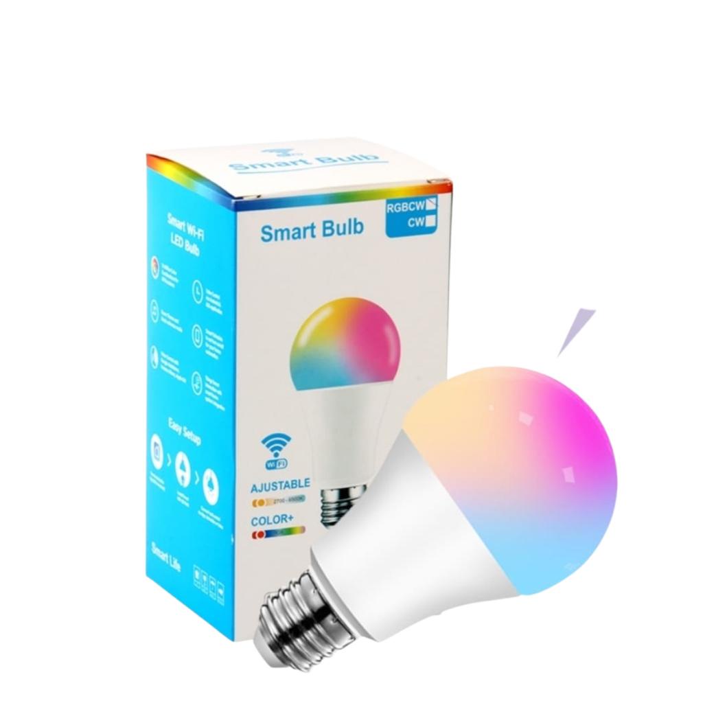 Lâmpada Led Smart Inteligente Wi-fi Rgbw 18w E27 Regulável Compatível ...