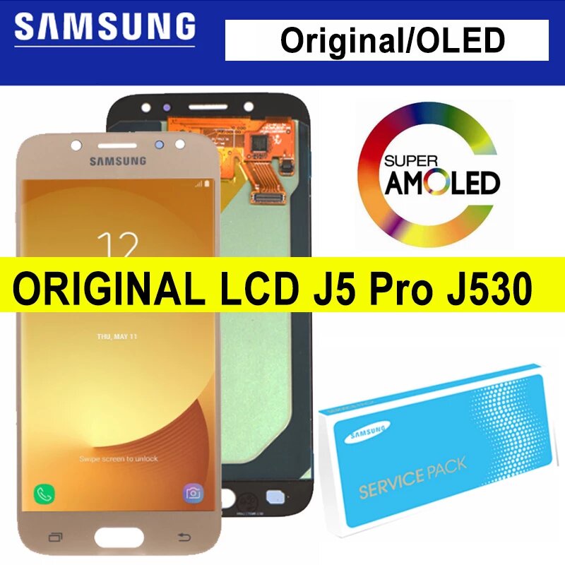 Tela Frontal Display LCD Touch Galaxy J5 Pro J530 Original Oled | Shopee Brasil