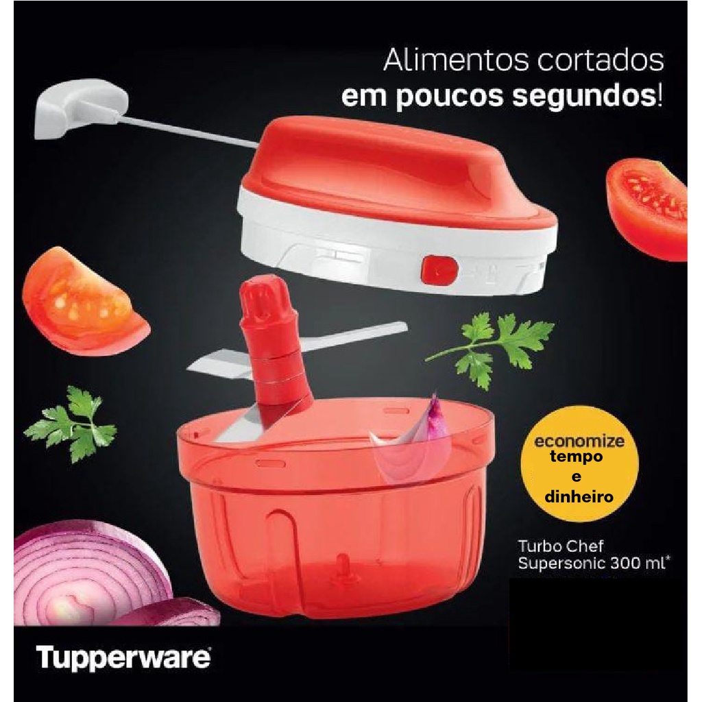 Tupperware Turbo Chef Supersonic Original | Shopee Brasil