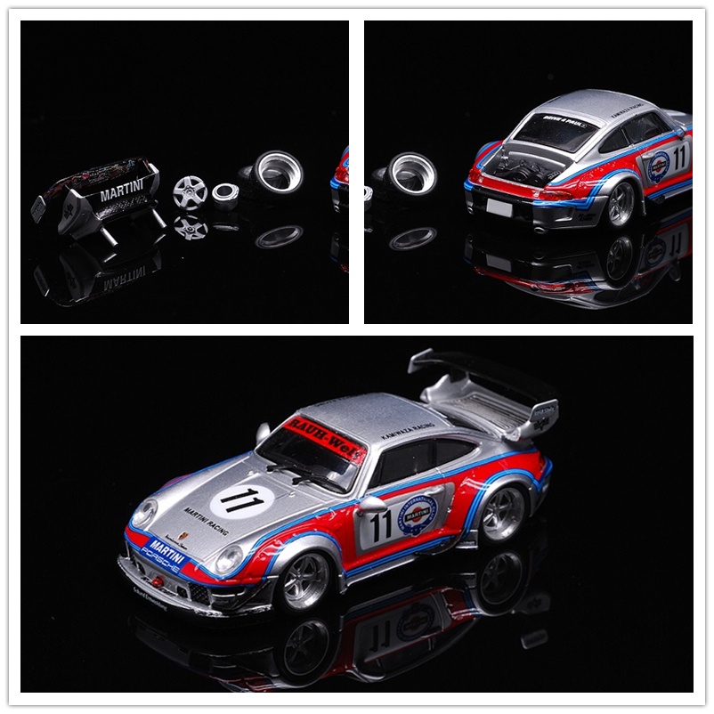Modelo CM 1 : 64 RWB 993 Martini Racing # 111 De Carro Diecast | Shopee ...