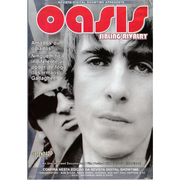 DVD Oasis Sibling Rivalry Entrevistas Exclusivas e Mais | Shopee Brasil
