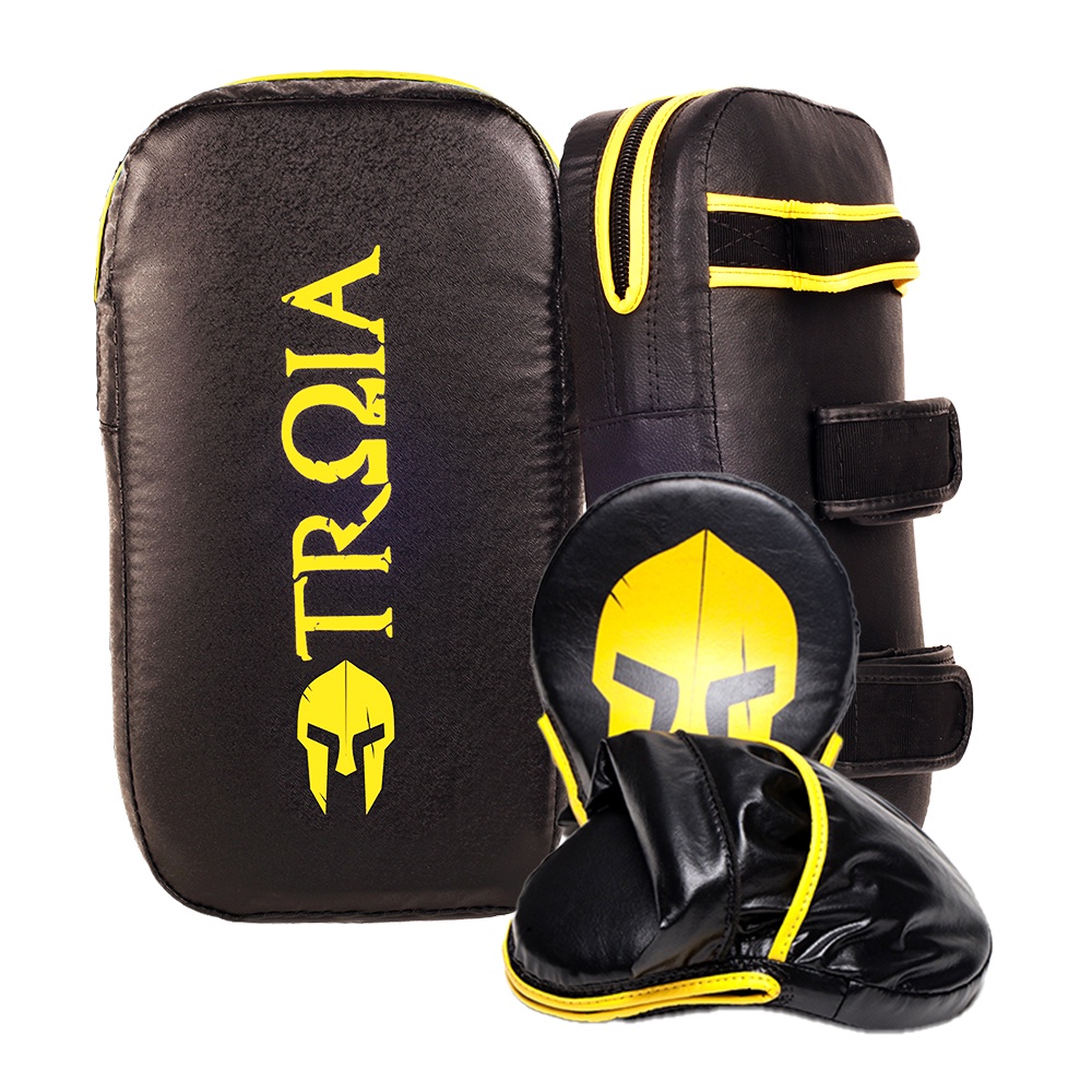 Aparador De Chute Manopla De Soco Treino Em Casa Muay Thai | Shopee Brasil